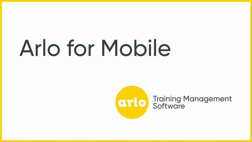 [Video] Manage event templates - Arlo Training Management Software