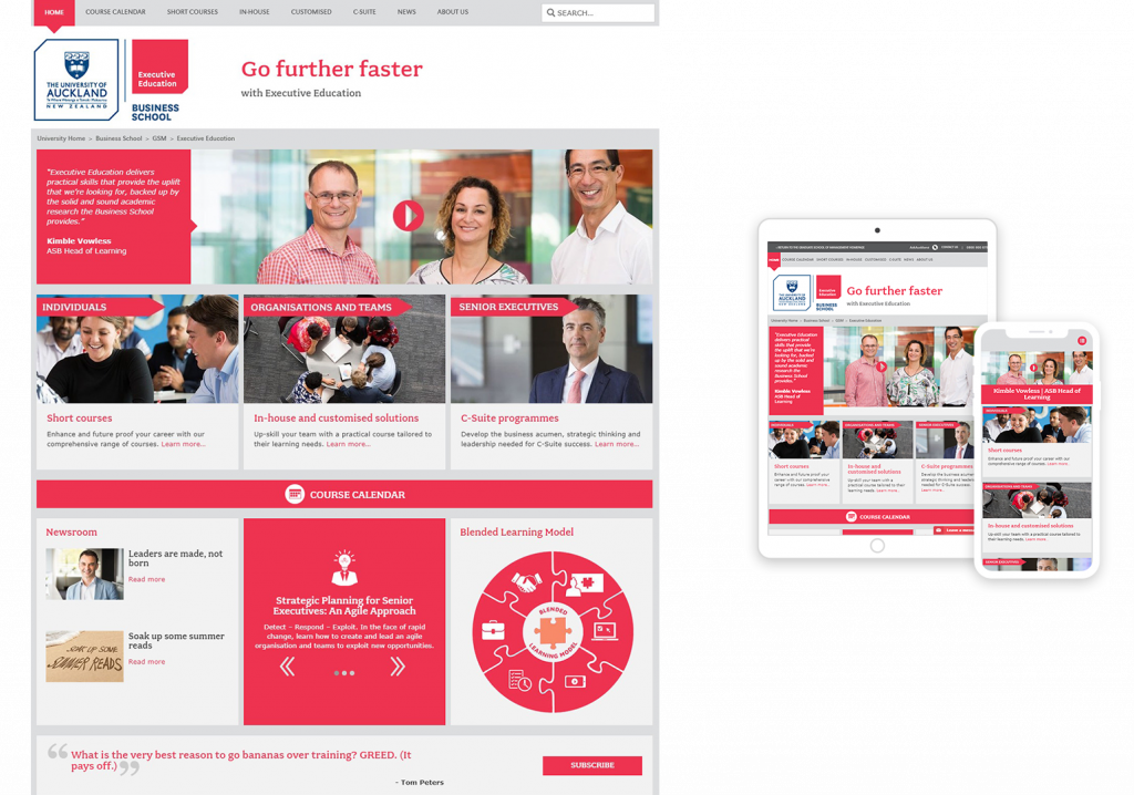 Auckland University - Arlo Training Management Software