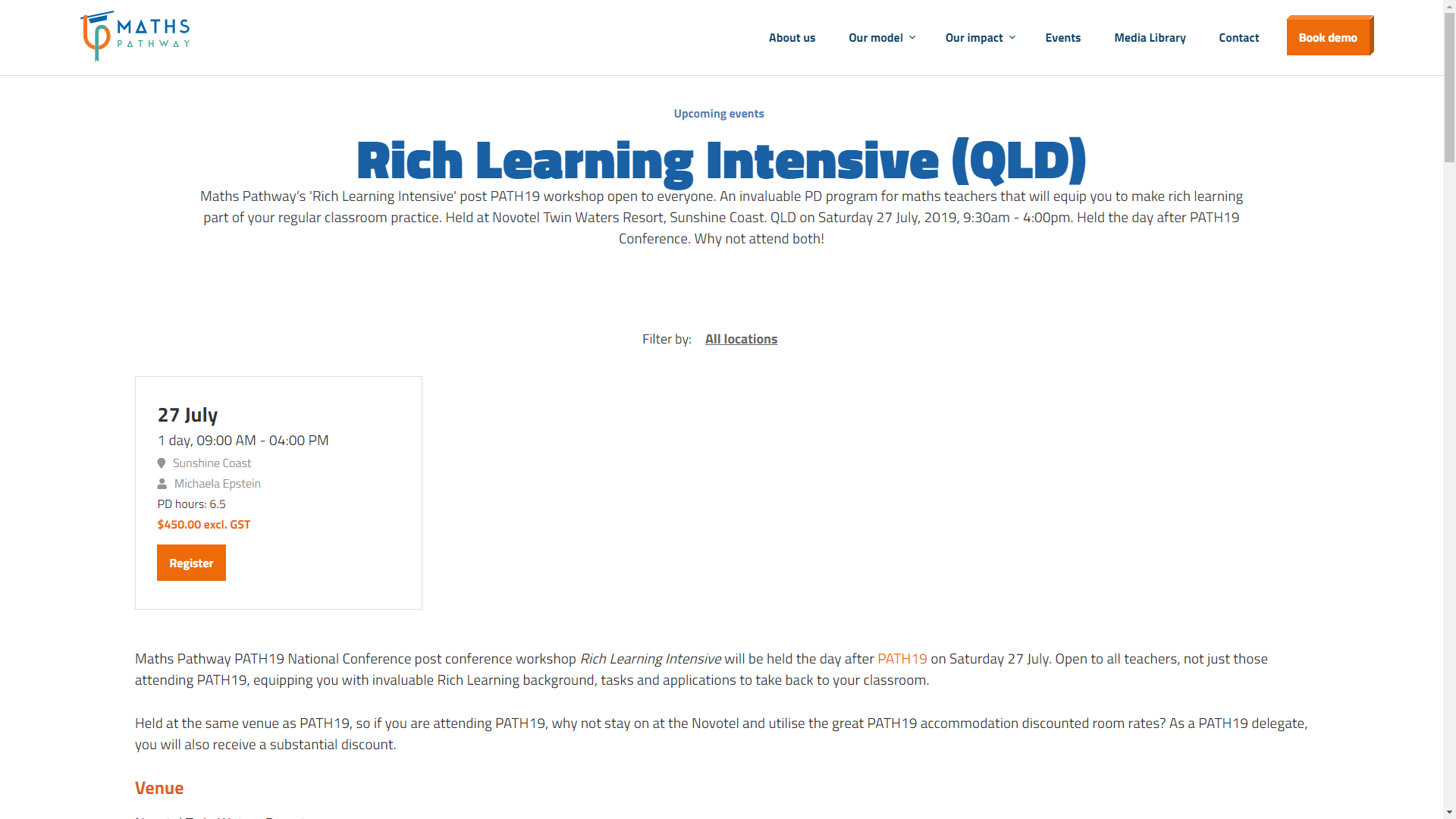 Training Management at Maths Pathway - Arlo Software