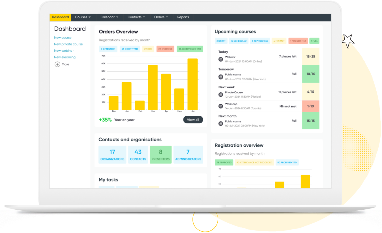 CRM Reporting for Training Providers | Arlo Training Software