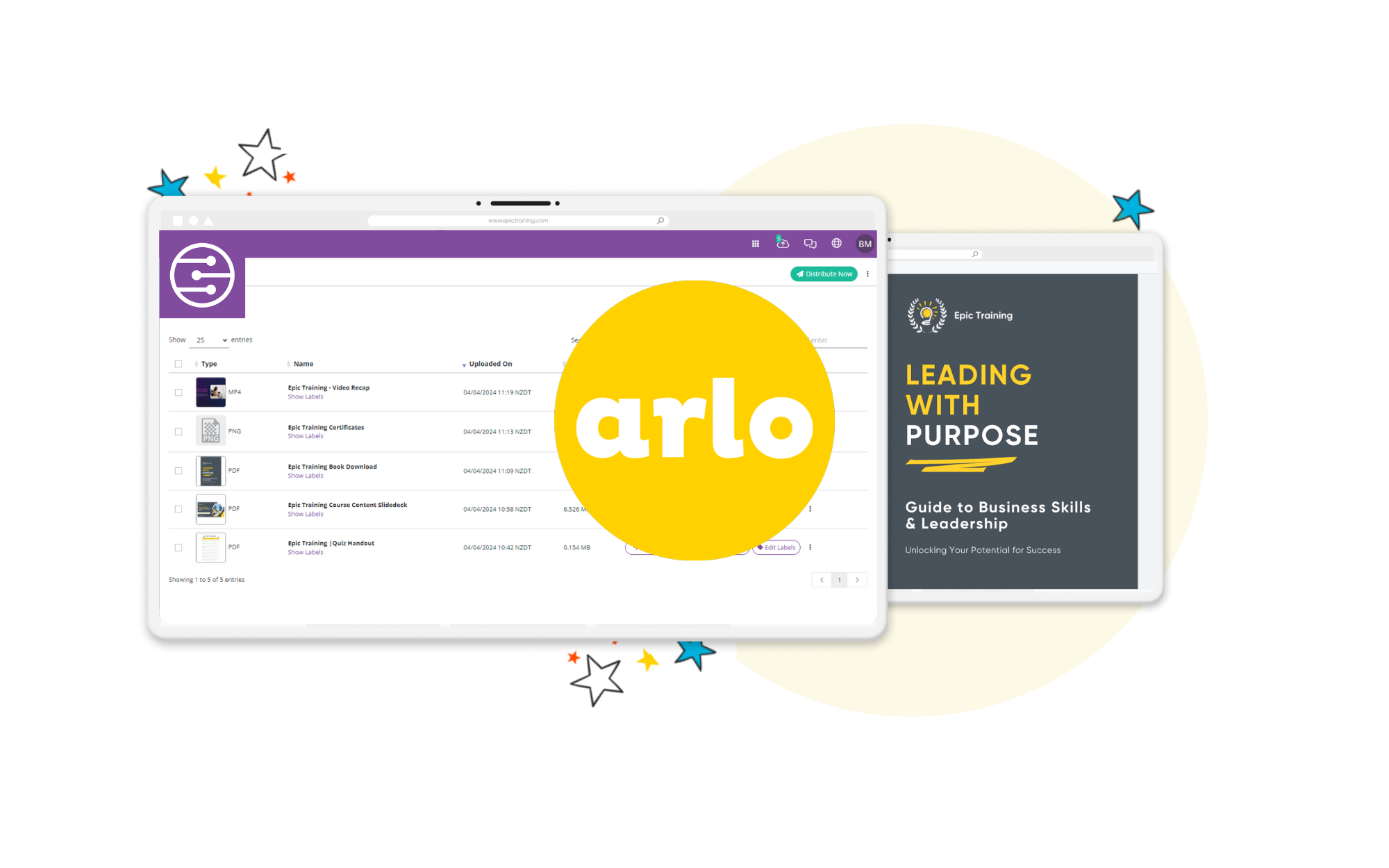 Arlo x Mimeo: Seamless course management & content delivery