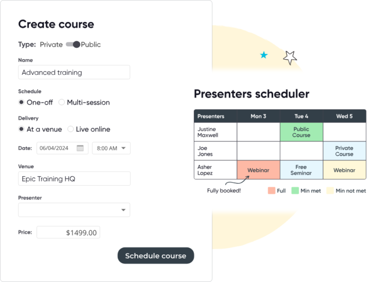 Training Scheduling System | #1 Course Scheduling Software | Arlo