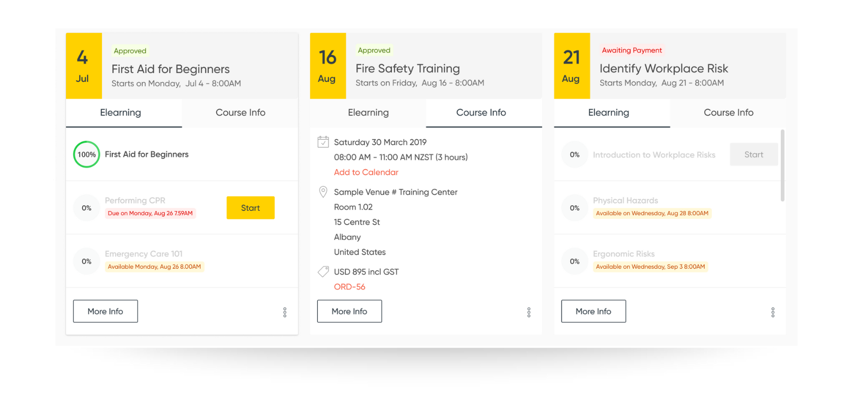 Elearning release: Availability & completion controls